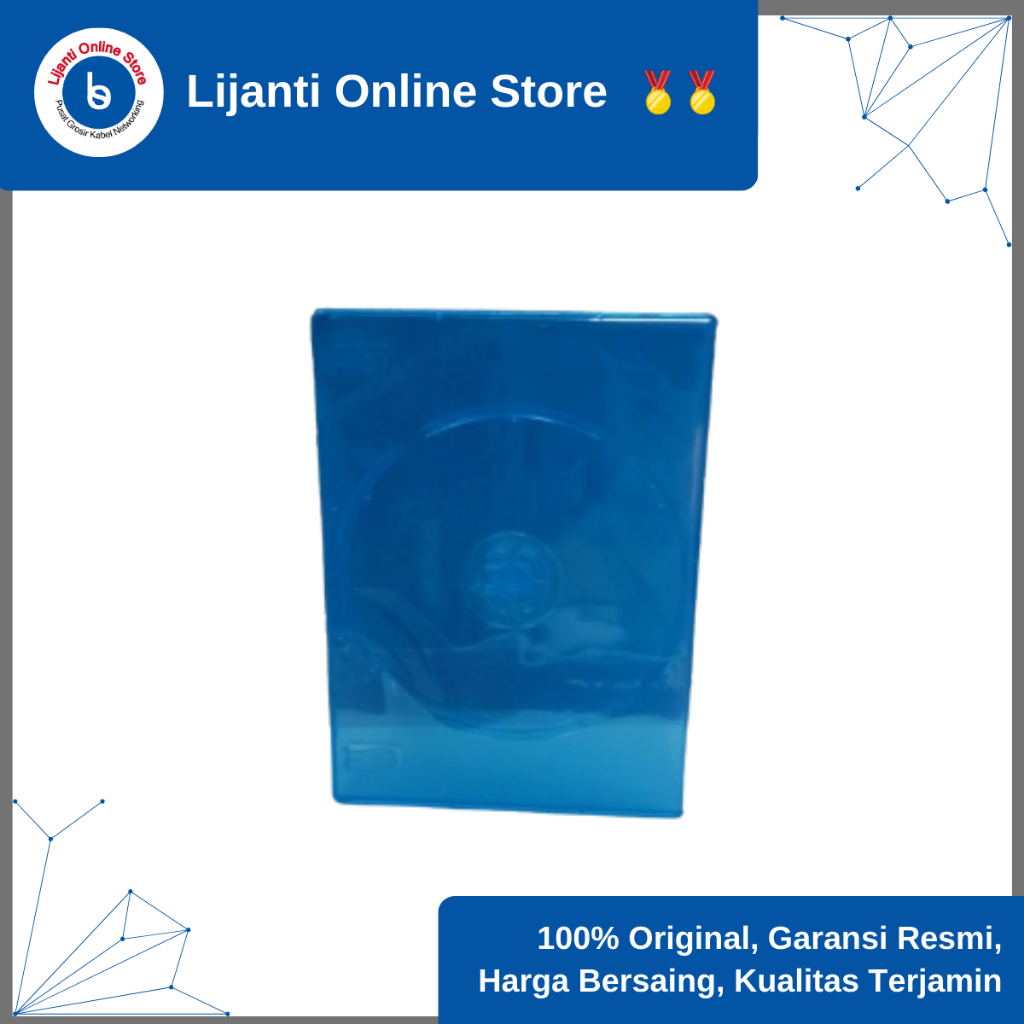 Jual Casing DVD Single Ukuran 7 MM Blue High Quality | Shopee Indonesia