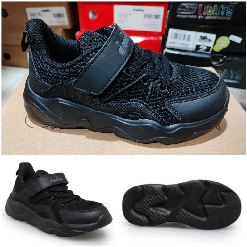 Jual Sepatu Diadora Kids Hubert Jr Mono Black - ORI COUNTER | Shopee ...