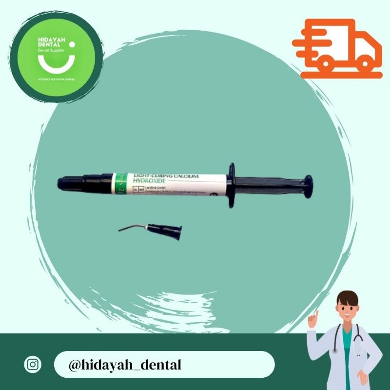 Jual Calcium hidroxida untuk caping pulp#VIT CAL,Light curing flowable ...