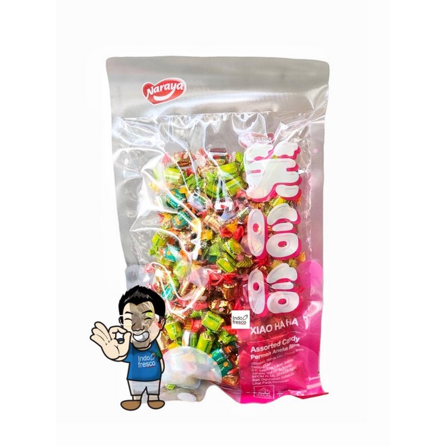 Jual Naraya Xiao Ha ha Assorted Candy- Permen aneka rasa 500g | Shopee Indonesia