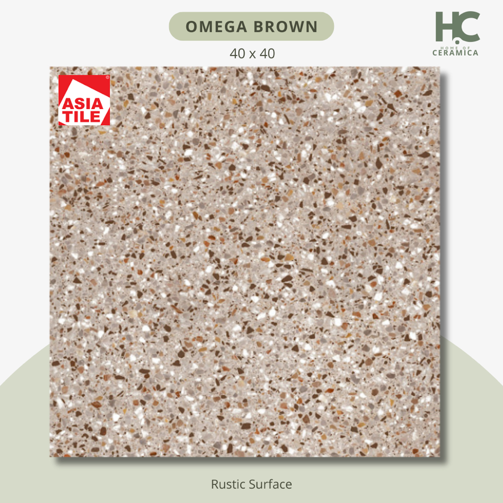 Jual Keramik Lantai Glossy - OMEGA BROWN 40x40 - ASIA TILE (KW 3 ...