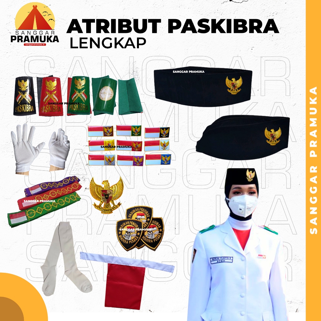 Jual Atribut Paskibra / Atribut Paskib / Atribut Paskibraka Lengkap ...