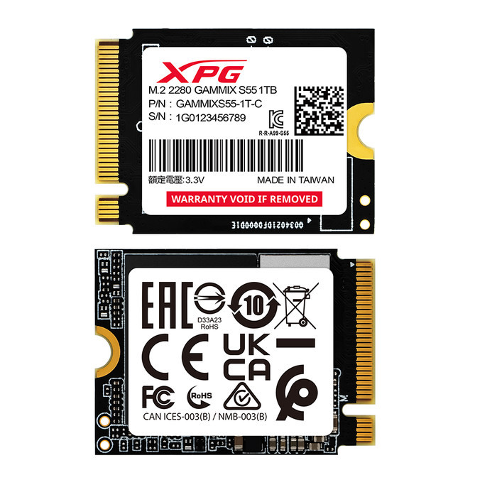Jual SSD ADATA XPG GAMMIX S55 1TB / 2TB NVME 2230 Gen4 5000Mbps (Slot ...