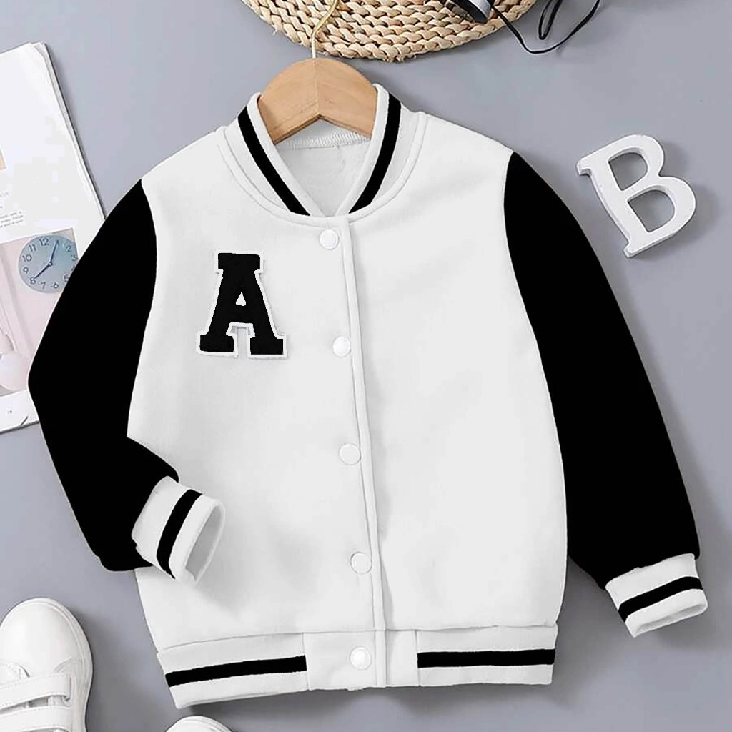 Jual Jaket Baseball Varsity Boomber Bomber Unisex Anak Perempuan Laki ...