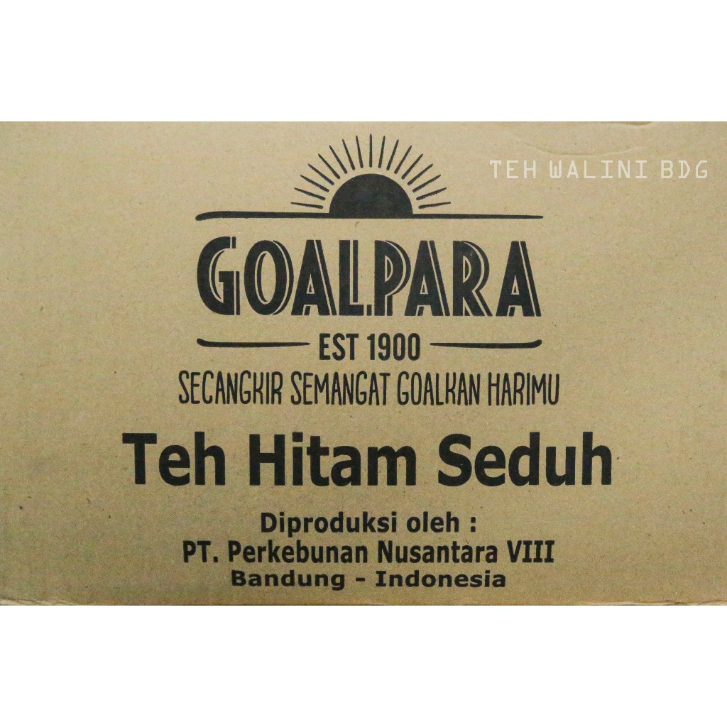 Jual TEH SEDUH GOALPARA BLACK TEA 250g Per Dus/ Karton Isi 32pc ...