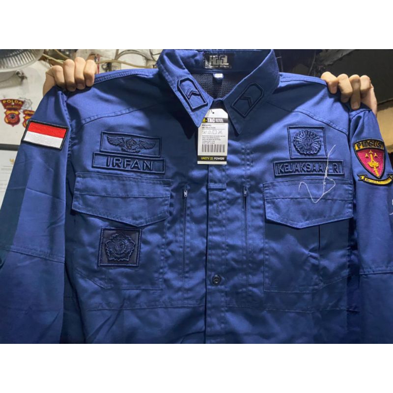 Jual KEMEJA TACTICAL PIDSUS KEMEJA TACTICAL KEJAKSAAN PIDSUS BORDIR ...