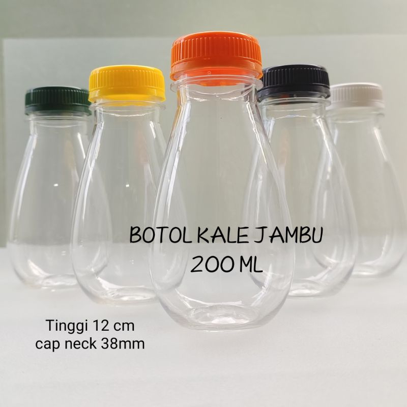 Jual BOTOL KALE JAMBU 200ml (botol plastik tebal) | Shopee Indonesia