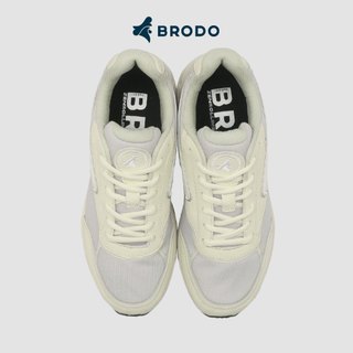 Jual BRODO - Sneakers Ace Nova Cream OWS | Shopee Indonesia