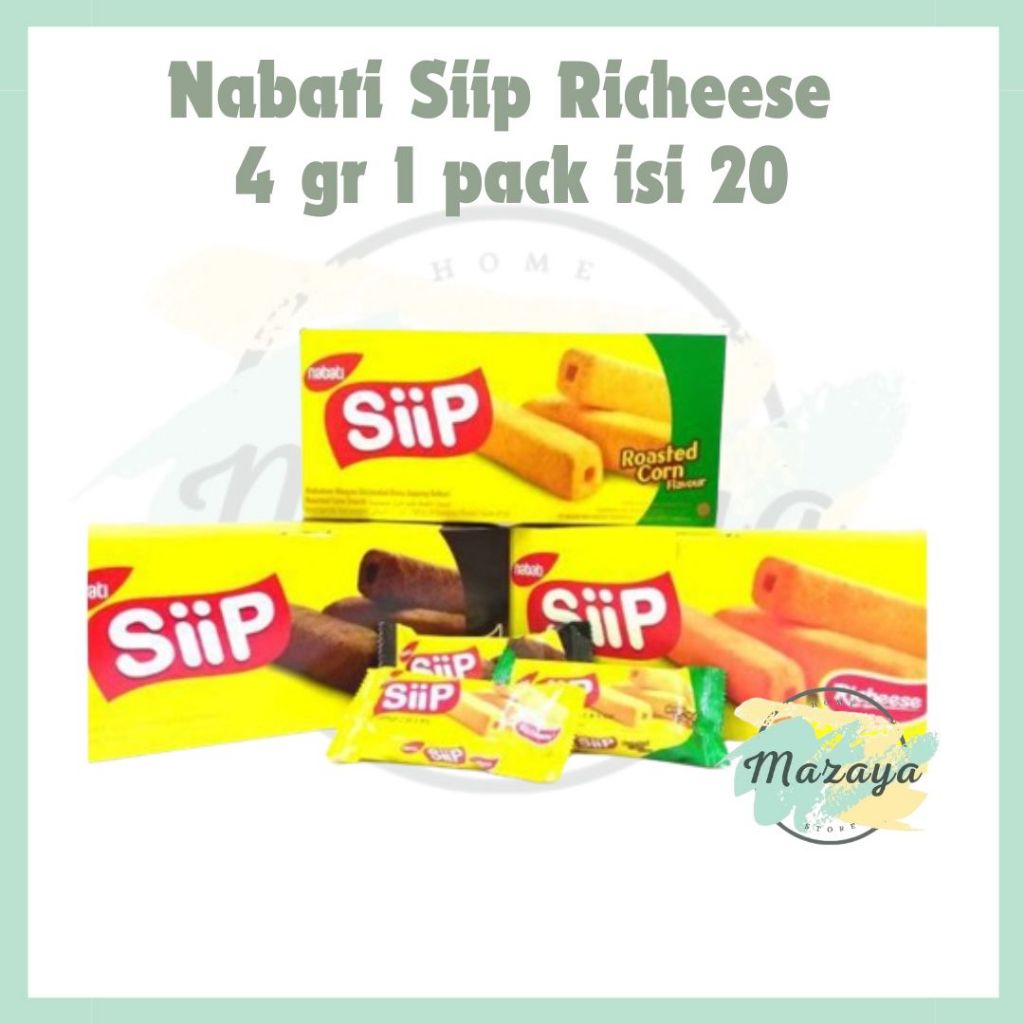 Jual RICHEESE NABATI SIIP SNACK ANEKA RASA KEJU | COKLAT | JAGUNG 1 BOX ...