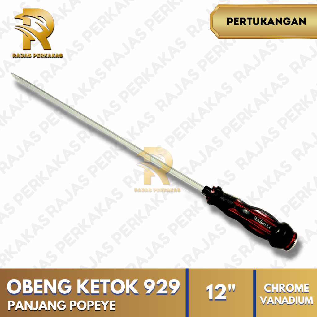 Jual OBENG KETOK 929 12" 2 WAY / OBENG TEMBUS BOLAK BALIK / OBENG TUTUK ...