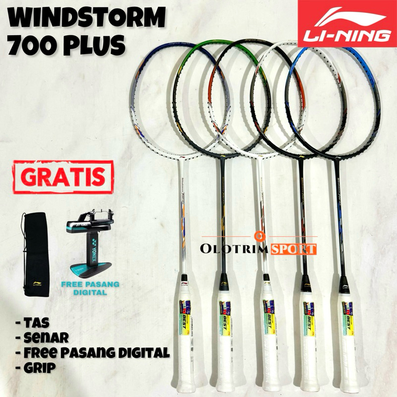 Jual Raket Badminton LINING WINDSTORM 700 PLUS Original | Shopee Indonesia