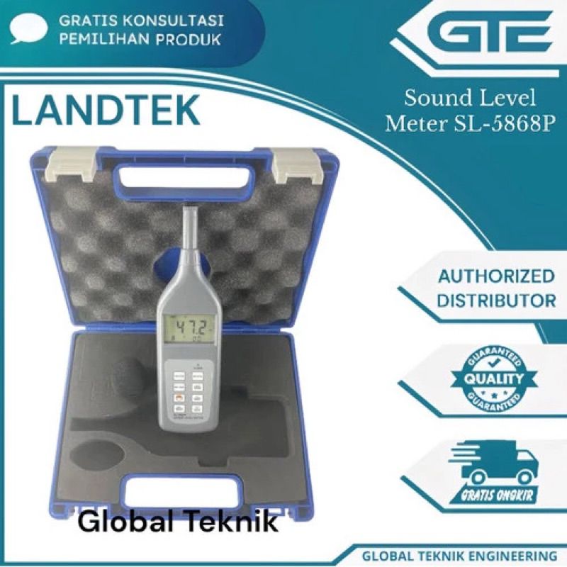 Jual LANDTEK SL-5868P Sound Level Meter / Alat Ukur Suara Landtek SL-5968P | Shopee Indonesia