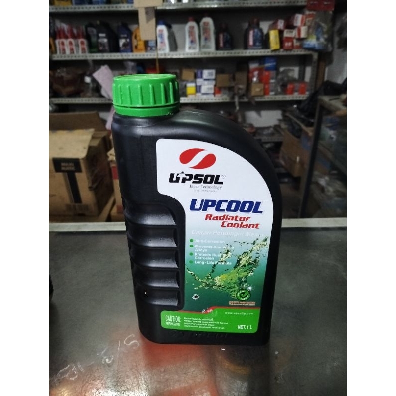 Jual AIR RADIATOR/RADIATOR COOLANT UPSOL 1 LITER | Shopee Indonesia