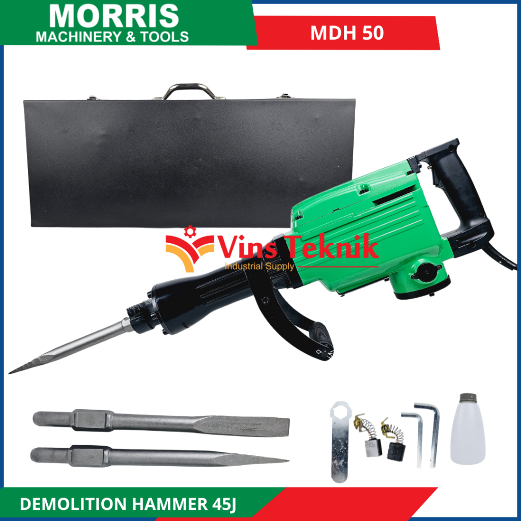 Jual Mesin Bobok Beton Jack Hammer Demolition Hammer MDH-50MJ morris ...