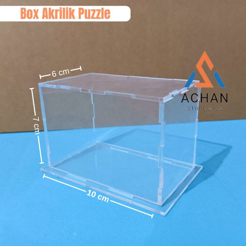 Jual Box Akrilik Bening 10x6x7cm Tempat Hotwheels Display Figure Bricks ...