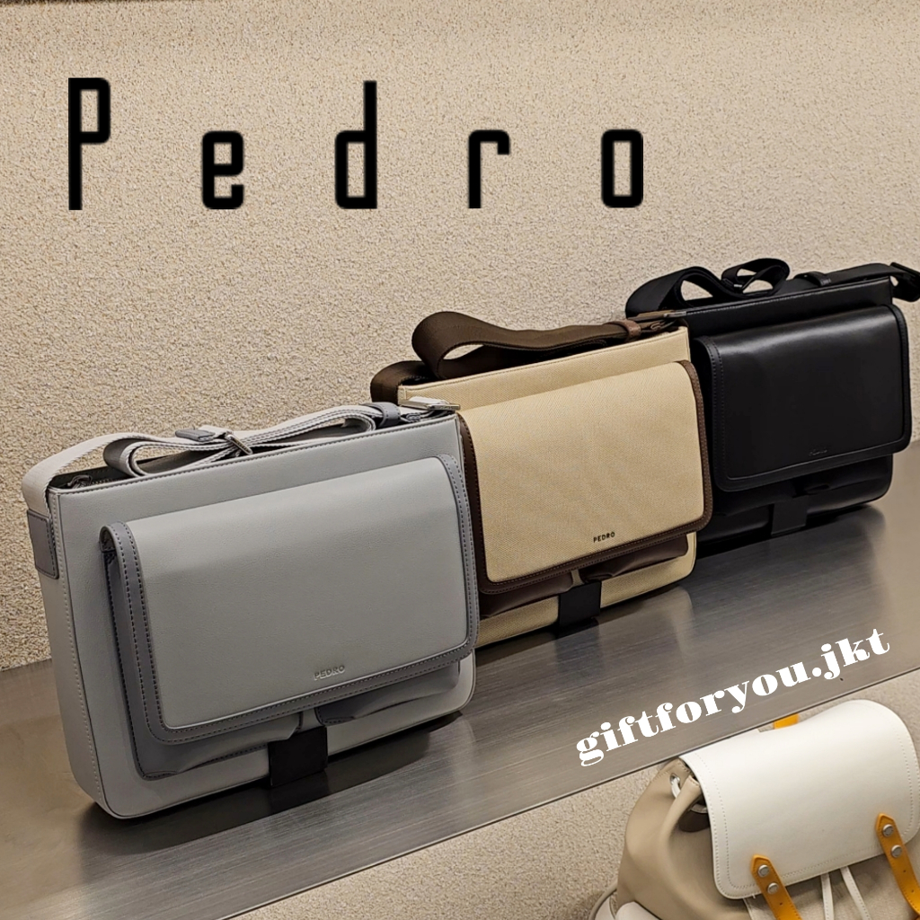 Jual Tas Kerja Pedro Pria Original Man Mitchell Messenger Bag Cowok ...