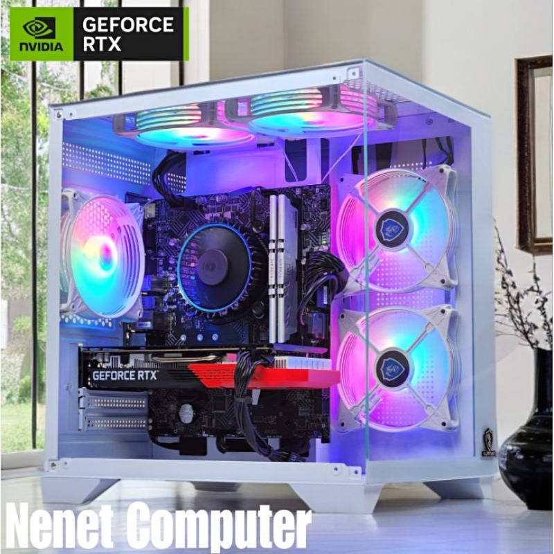 Jual PC Gaming FULL SET Core i5 12400f | RTX 4060 8GB | 16GB | LED ...