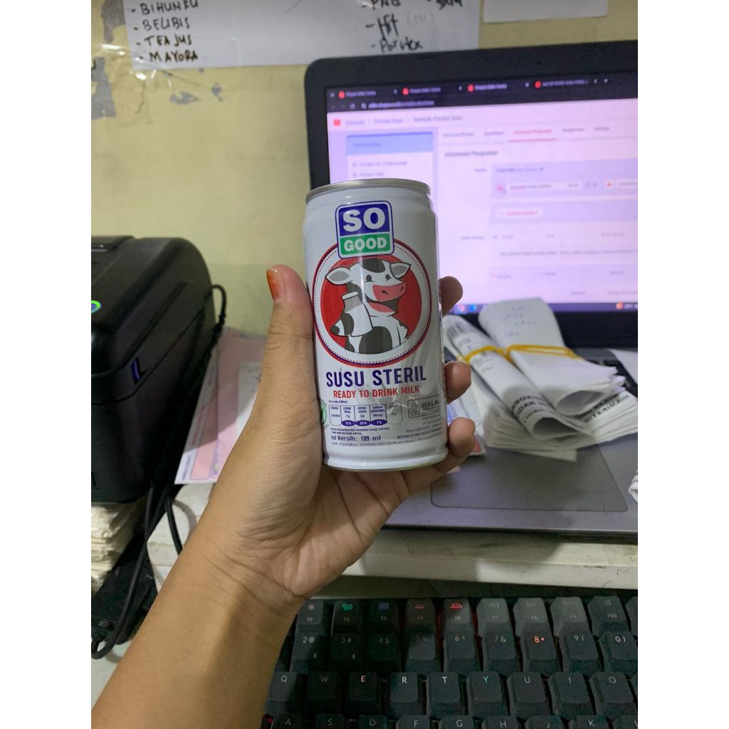 Jual ☘️MUMTAAZZTORE☘️ SO GOOD SUSU STERIL KALENG 189 ML | Shopee Indonesia