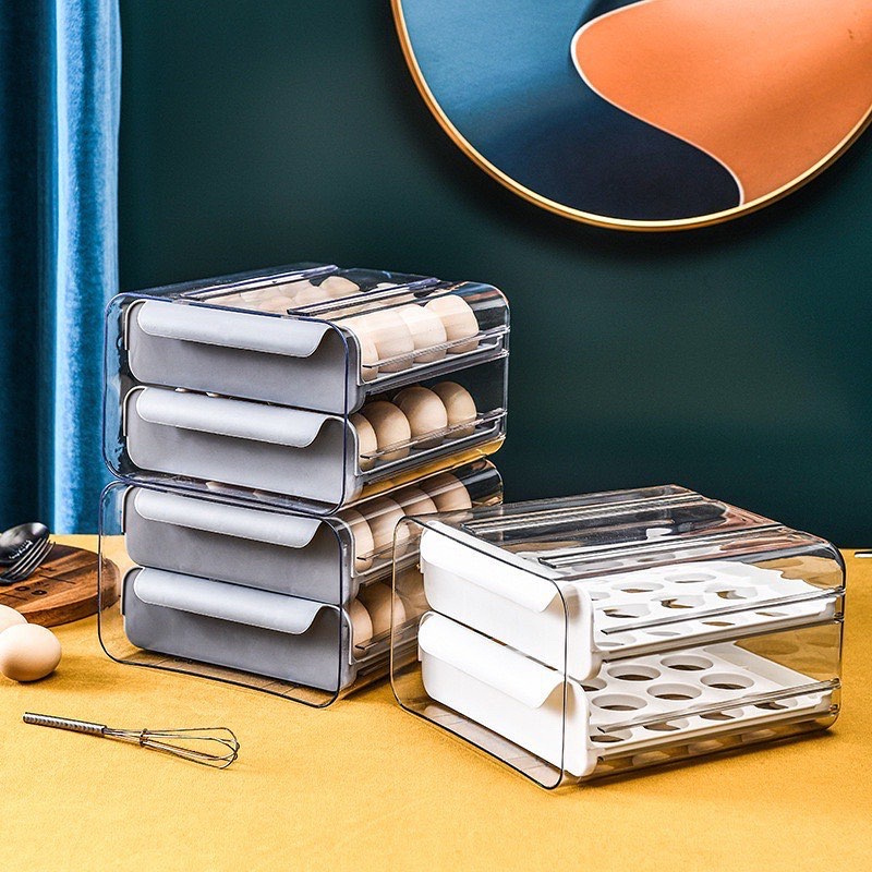 Jual Tempat Telur Ayam Tempat Telor Kotak Telur 2 Tingkat | Shopee ...