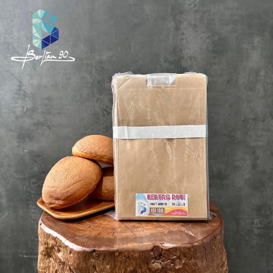 Jual kertas roti/tempat roti/food paper/paper bag/food paper bag ...