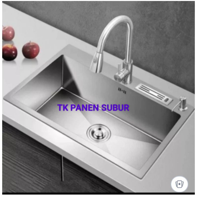 Jual Paket lengkap Kitchen Sink 7545 Stainless Model Bolzano komplit ...