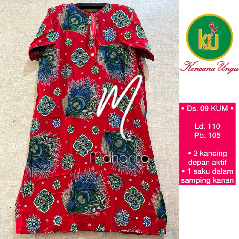 Jual KUM 04 / 08 / 09 / 40 / 41 - Daster kencana ungu label merah ...
