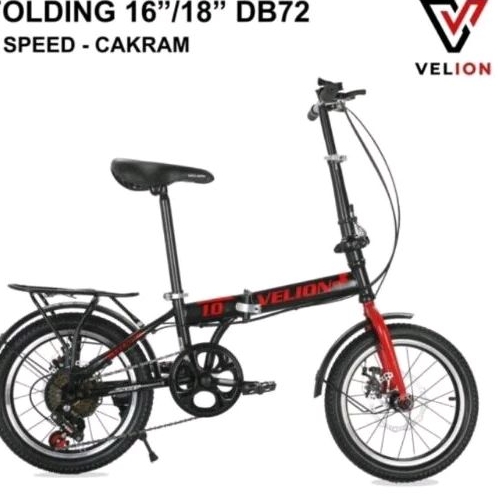 Jual SEPEDA LIPAT 18 VELLION REM CAKRAM+ BONCENGAN | Shopee Indonesia