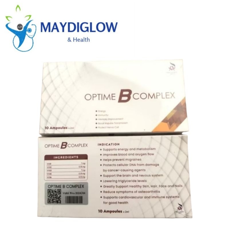 Jual OPTIME B COMPLEX Box isi 10 Ampoule | Shopee Indonesia