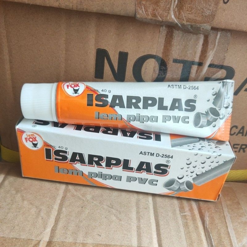 Jual Lem ISARPLAS 40gr Lem pipa pvc 40 g tube odol | Shopee Indonesia