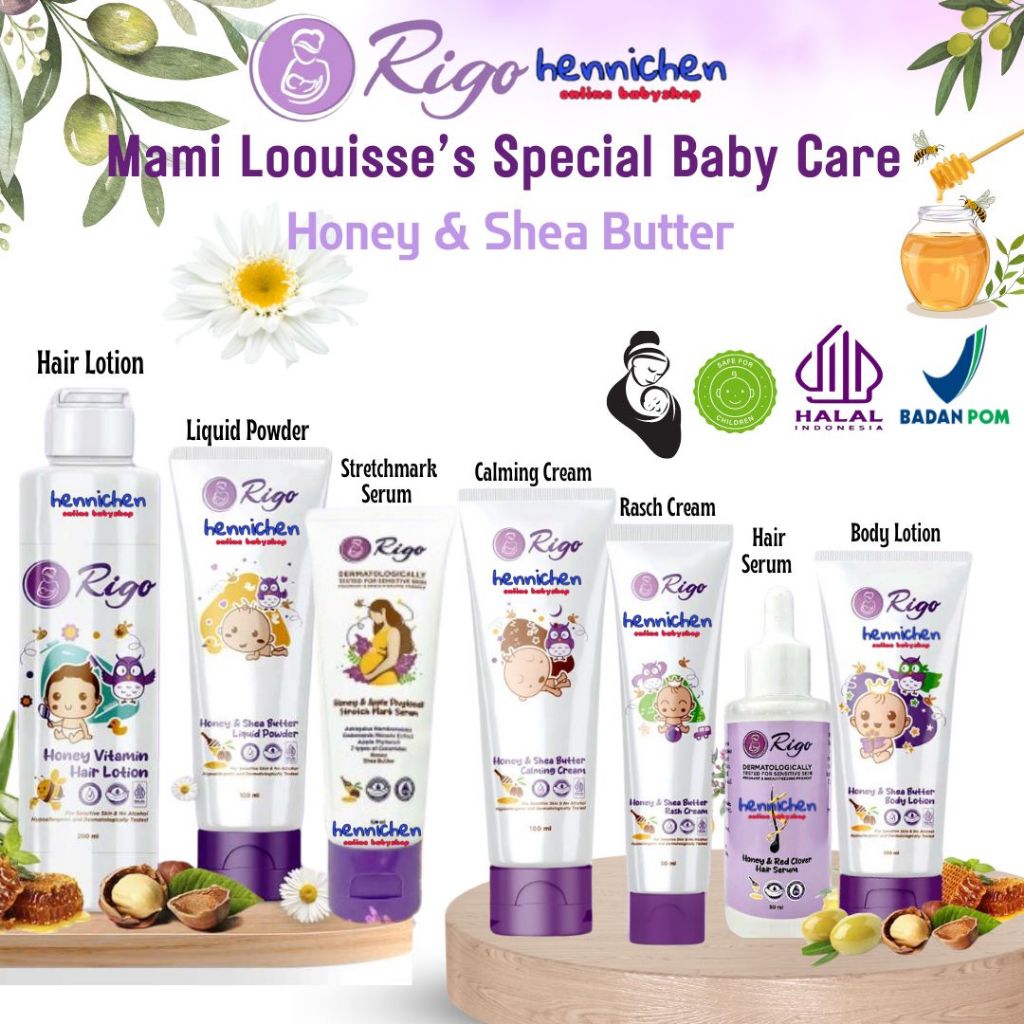 Jual Rigo Hair Lotion 200ml / Honey Vitamin Hair Lotion / Hair Lotion ...