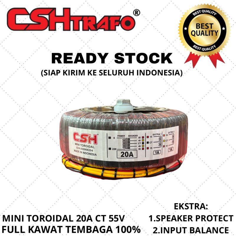 Jual Trafo Mini Toroid CSH 20A CT 55V 100% Tembaga Murni | Shopee Indonesia