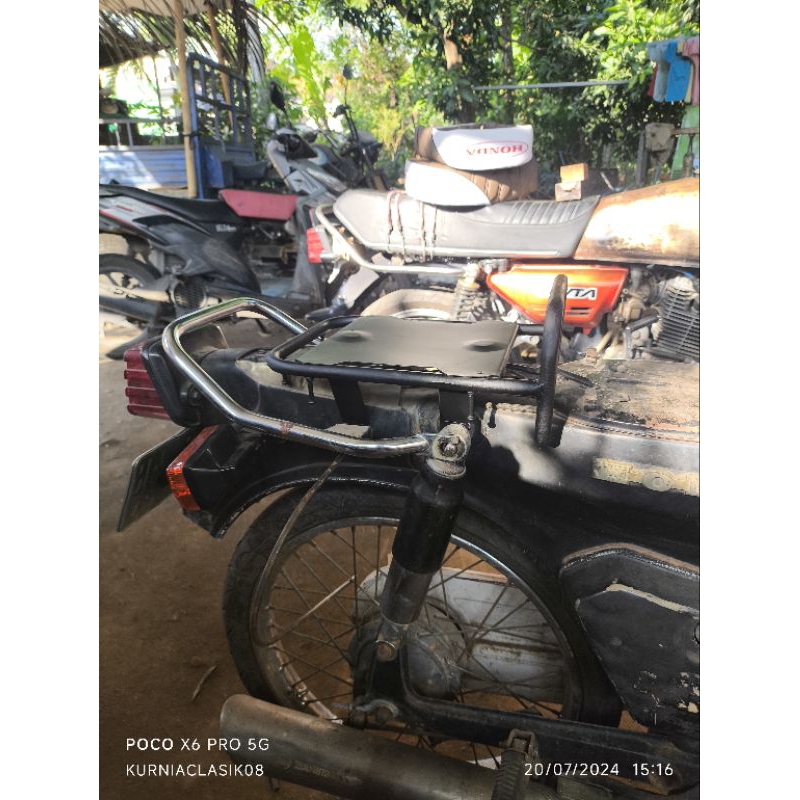 Jual DUDUKAN JOK PANGKON JOK C50 PISPOT BESI CAT HITAM TEBAL DUDUKAN ...