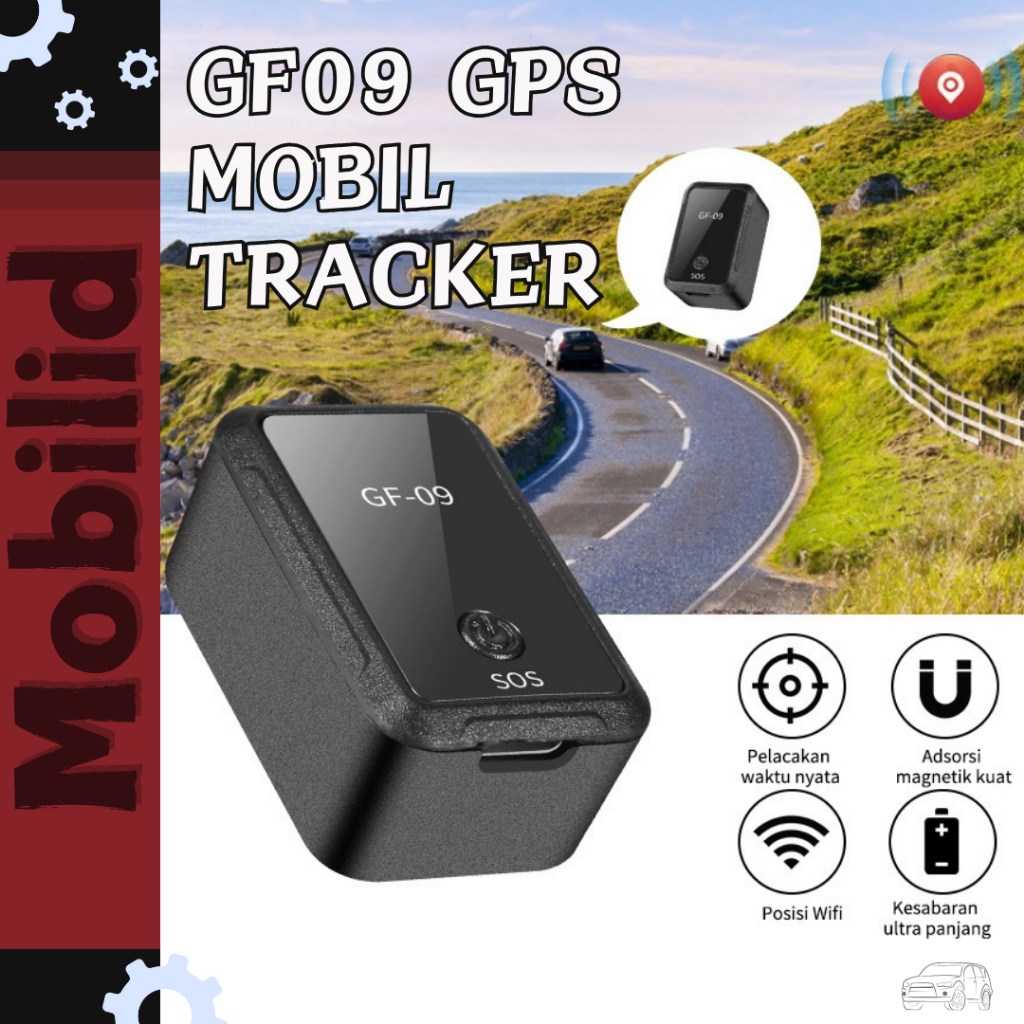 Jual GF09 GPS Mobil Tracker Kecil Mini Tracker Anak Pelacak Anti ...