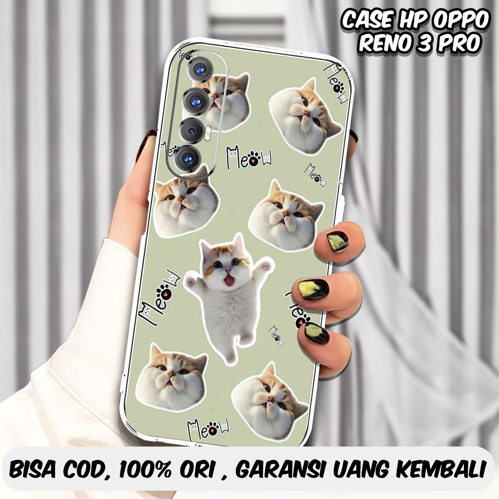 Jual Case Oppo RENO 3 PRO TERBARU [KUCING] Casing RENO 3 PRO - Softcase ...