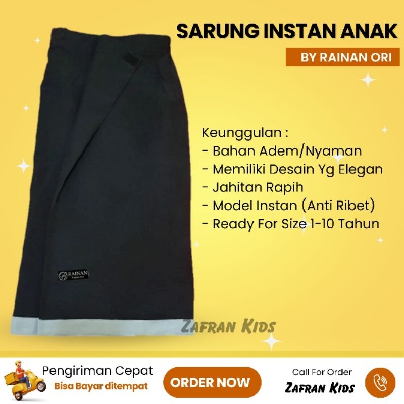 Jual Sarung Sunat Terbaru 2022/ Sarung Instan Anak Usia 1-10tahun By Rainan Ori | Shopee Indonesia
