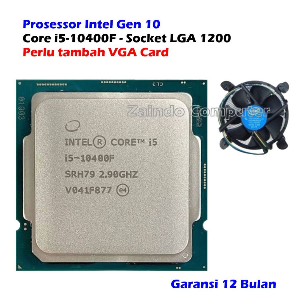 Jual PROCESSOR INTEL CORE I5 10400F 2.9 GHZ SOCKET 1200 - INTEL CORE I5 ...