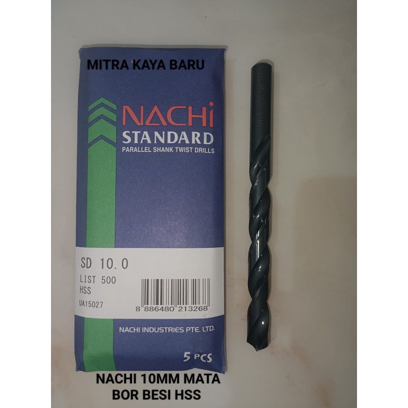 Jual NACHI 10 MM MATA BOR BESI HSS(Harga 1 Pcs BUKAN PERBUNGKUS) | Shopee Indonesia