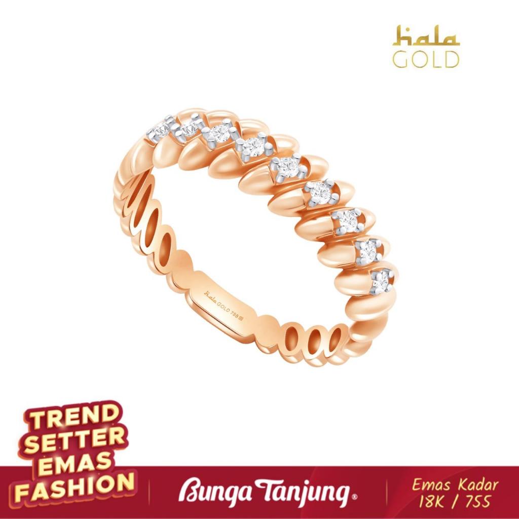 Jual CINCIN KALUNA B - HALA GOLD - EMAS 18K - BUNGA TANJUNG GOLD ...