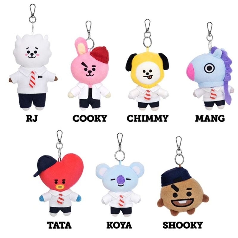 Jual READY OFFICIAL KEYRING BT21 BACK TO SCHOOL ( BACA DESKRIPSI ...