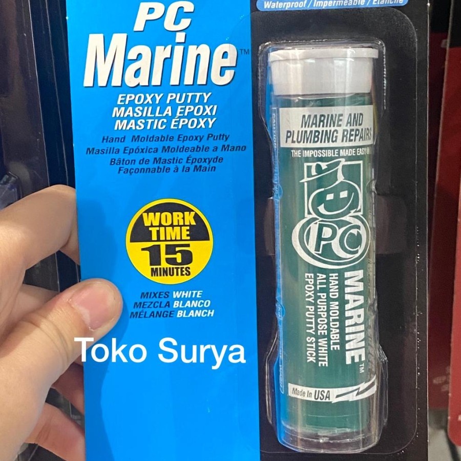 Jual Lem Epoxy | PC-Marine Epoxt Putty Marine & Plumbing Repairs 2 Oz | Shopee Indonesia