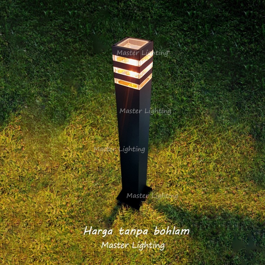 Jual Lampu standing taman kotak outdoor waterproof fiting e27 stand ...