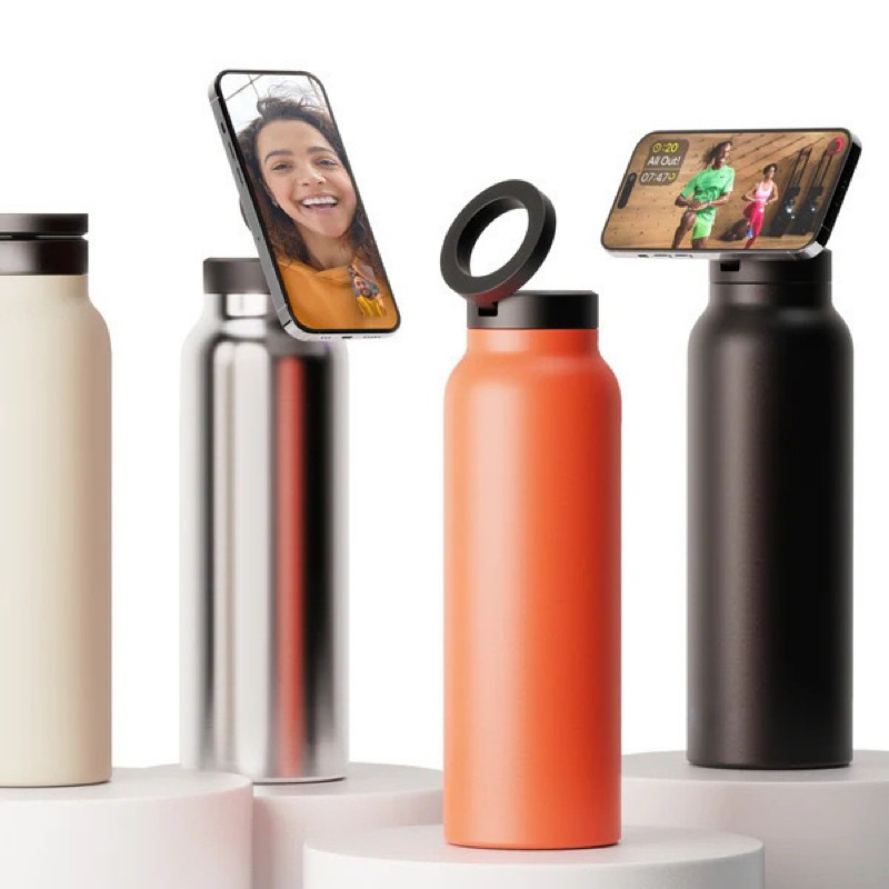 Jual Stainless Steel Magsafe Tumbler 710ml Magnet Botol Minum | Shopee ...