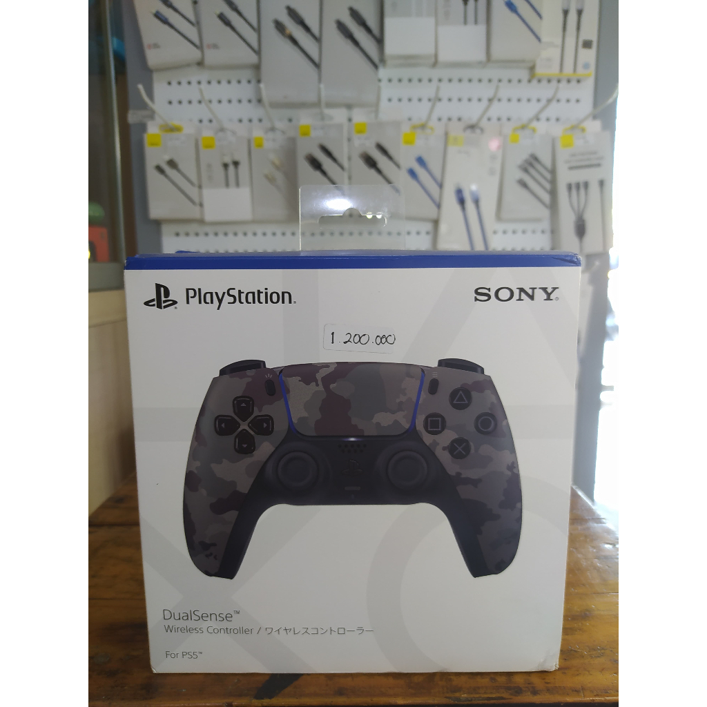 Jual SONY DUAL SENSE WIRELESS CONTROLLER for PS5 GREY CAMOUFLAGE ...