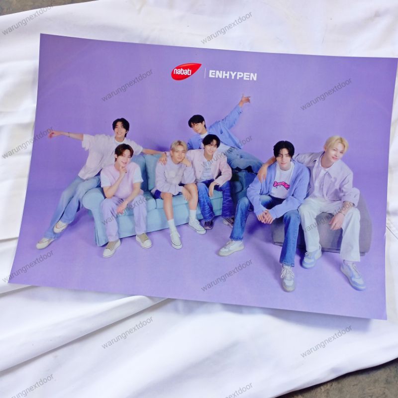 Jual EXCLUSIVE POSTER OFFICIAL NABATI GOGUMA KOREAN HYPE X ENHYPEN ...