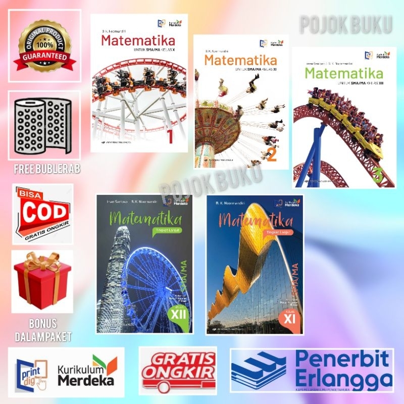 Jual Buku MATEMATIKA SMA/MA Kelas 10 11 12 KM Merdeka Erlangga | Shopee Indonesia