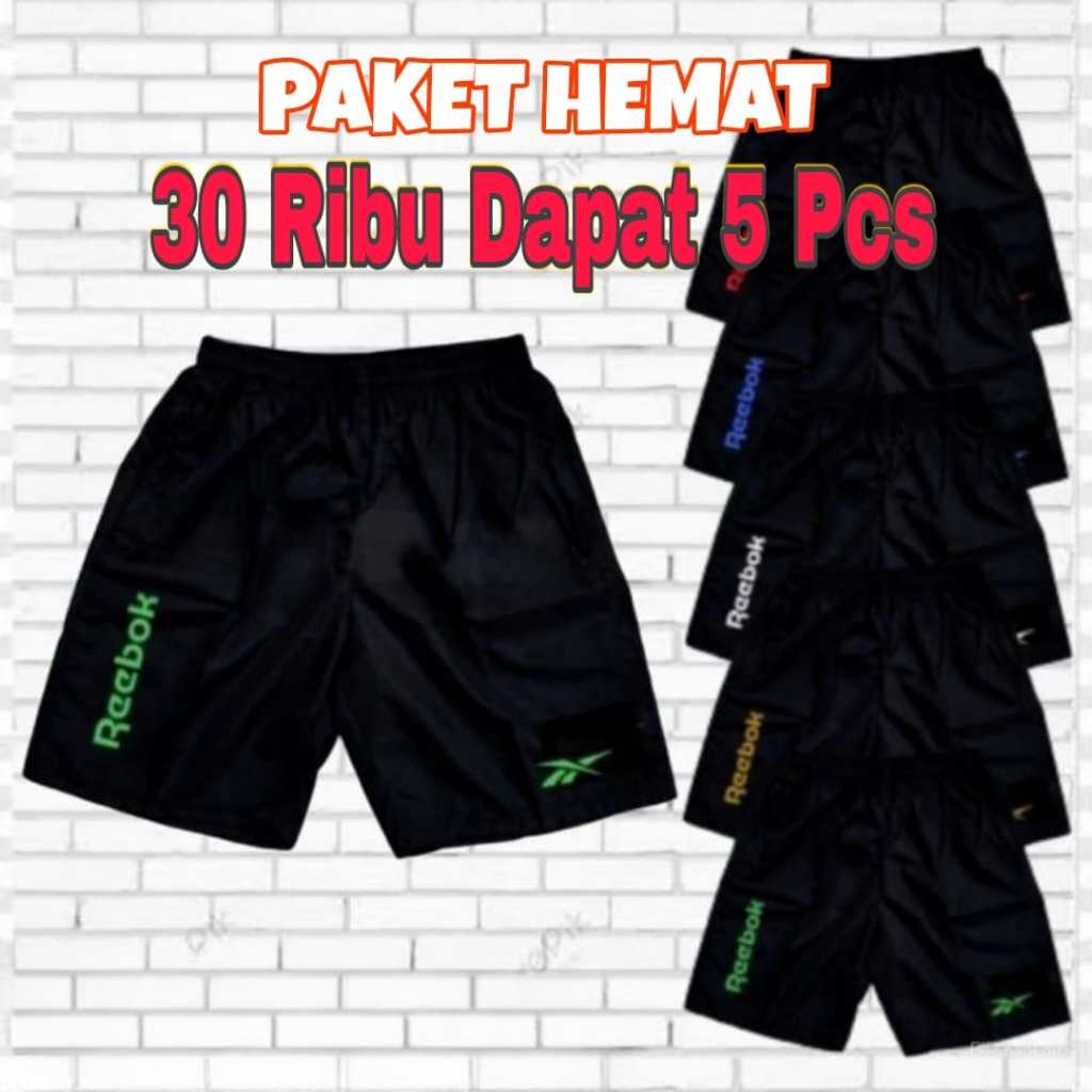 Jual Paket Hemat 30 Rb dapat 5 Pcs Celana Pendek Celpen Anak Laki Kolor ...