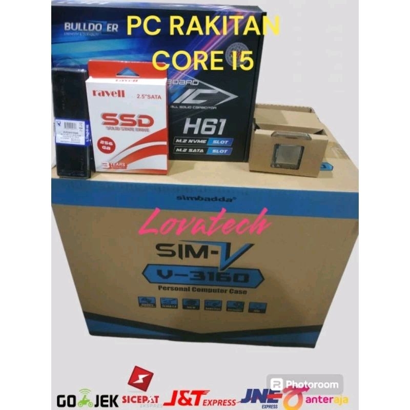 Jual CPU RAKITAN CORE i5 CASING SIMBADDA/ PAKET RAKITAN CORE I5 8GB ...