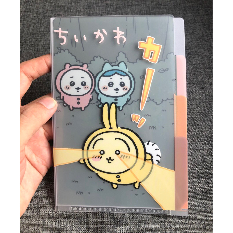 Jual chiikawa mini file clear holder map kecil 3 sekat original japan ...