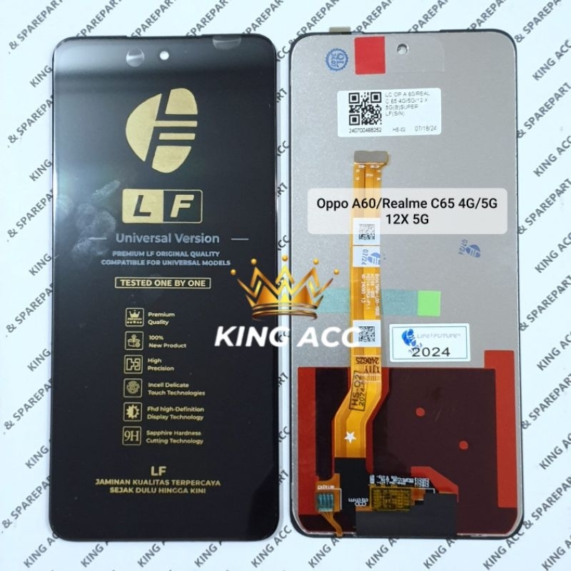 Jual LCD TOUCHSCREEN OPP A60 / REALM C65 4G - 5G / 12X 5G / A3 PRO 5G ...