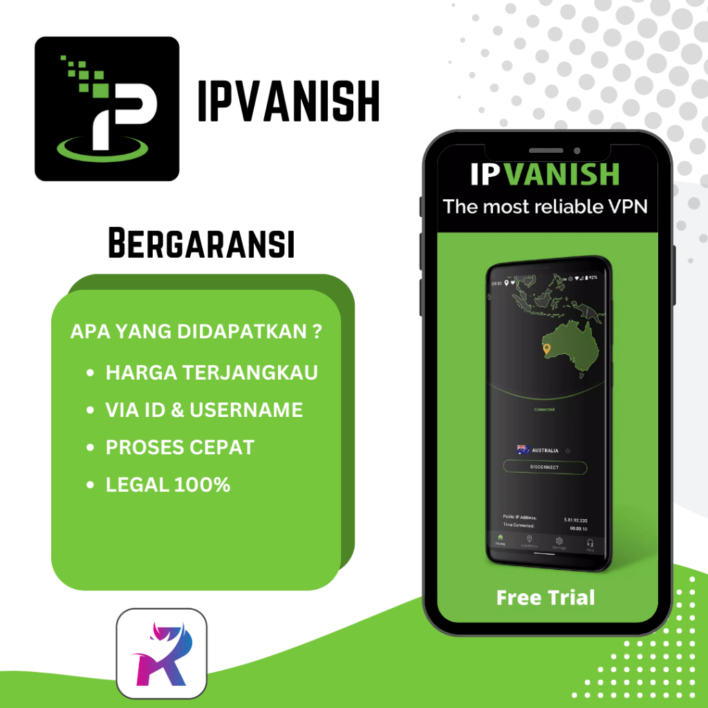 Jual Akun VPN Premium IPVanish Legal Original VPN 1 Tahun PC Android Smart TV Full Garansi ...